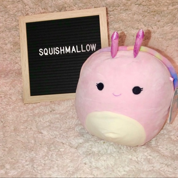 Kellytoy | Toys | Squishmallow Silvana Pink Tie Dye Rainbow Snail 8 ...